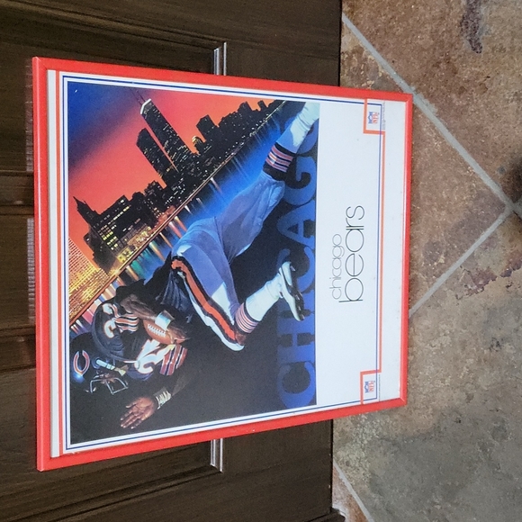 Wall Decor | Vintage 8s Nfl Chicago Bears Poster | Poshmark